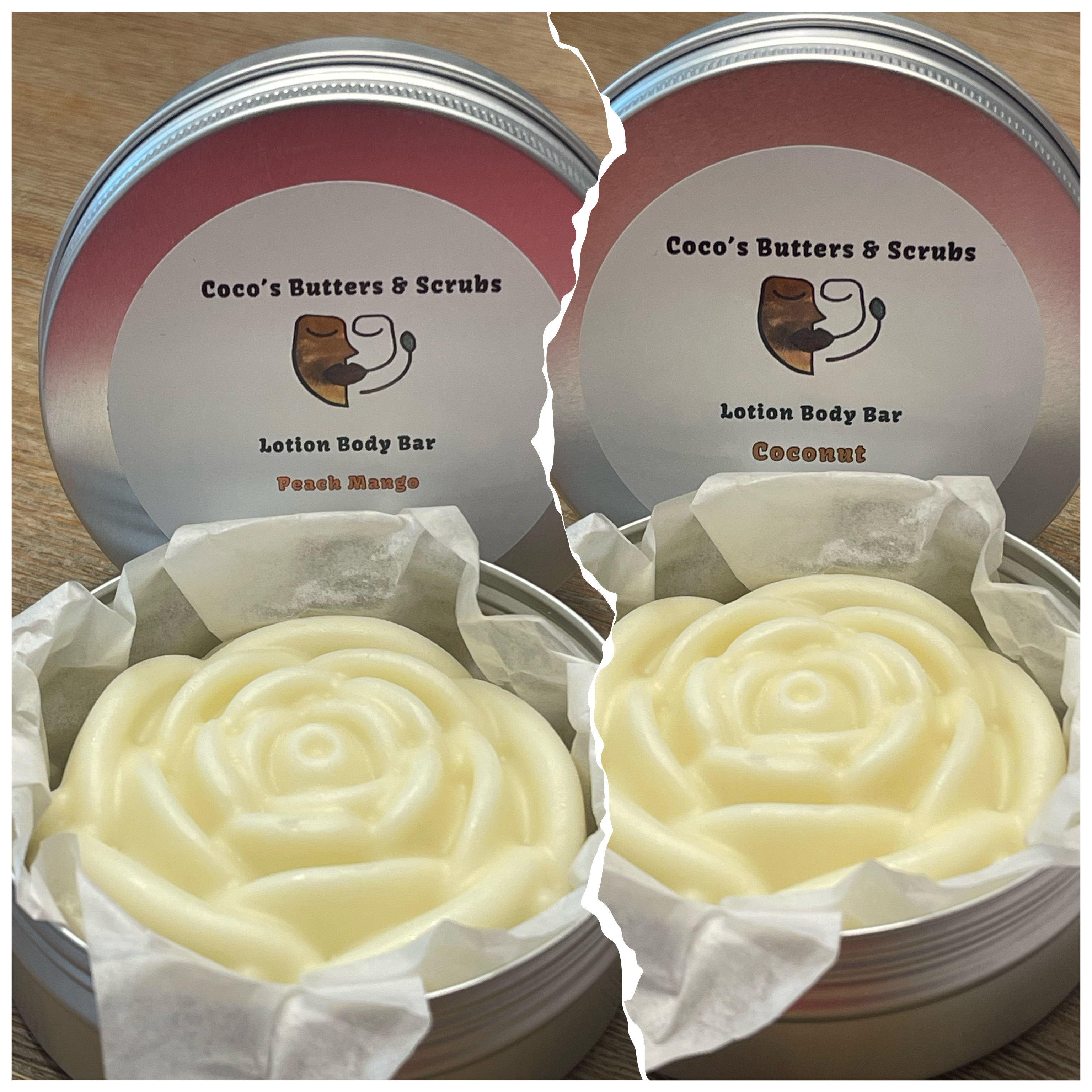 Coconut & Peach Mango Lotion Body Bar – Coco's Butters & Scrubs